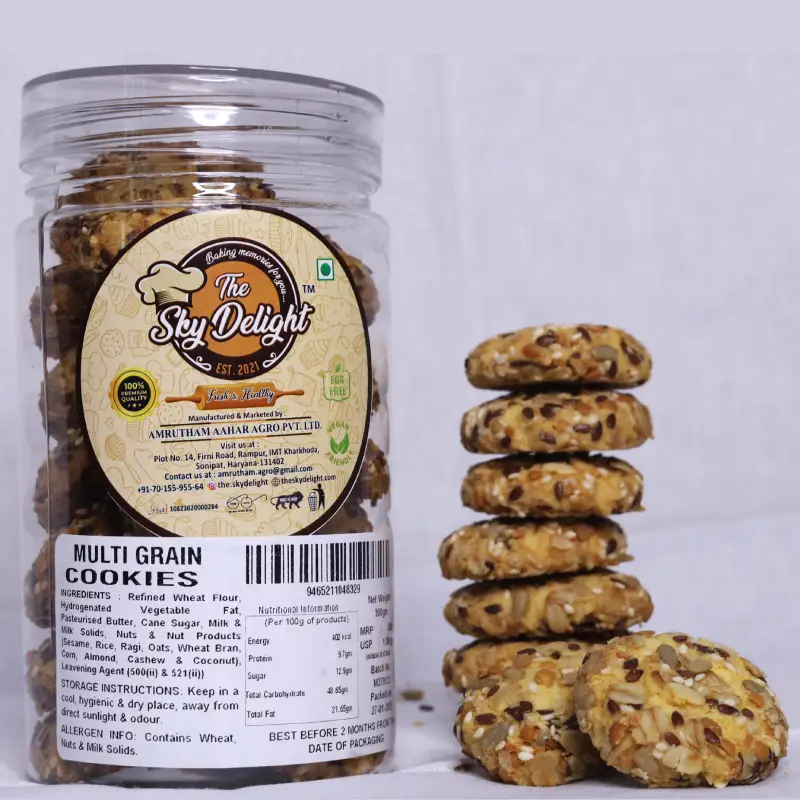 Multigrain Cookies – The Sky Delight